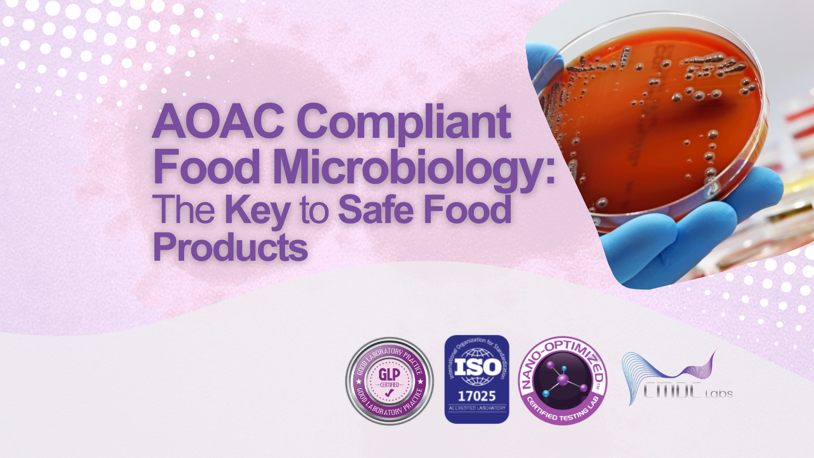 AOAC Compliant Food Microbiology: The Key to Safe Food Products - CMDC Labs